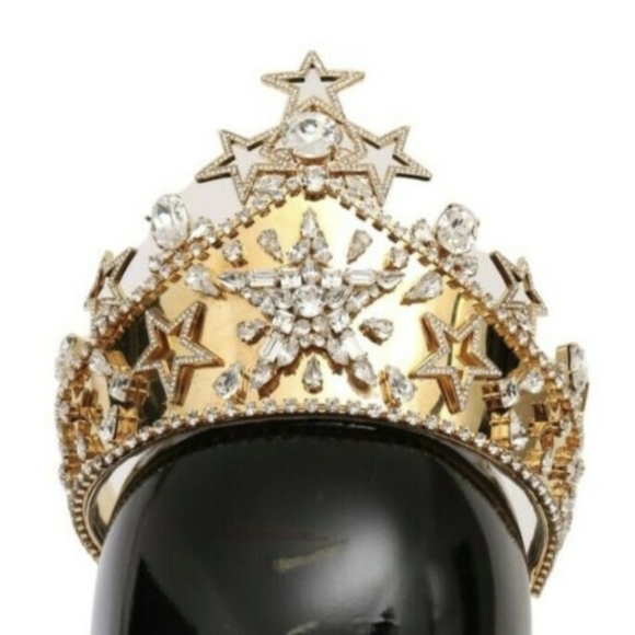 Dolce & Gabbana | Accessories | Dolce Gabbana Gold Crystal Star Strass ...